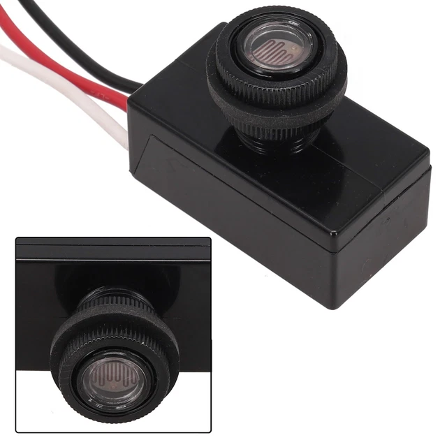 CAPTEUR DE CELLULE photoélectrique style bouton crépuscule à l'aube ...