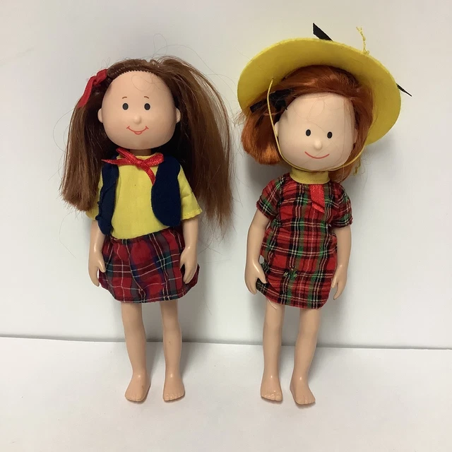 MADELINE DOLL & Friend Chloe Lot of 2 Eden Vintage 1998 Outfits TLC ...