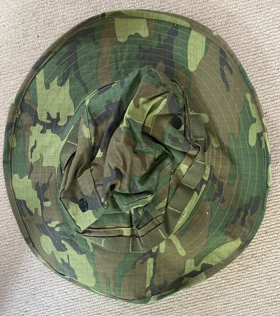 VIETNAM WAR US Army Vietnam Jungle ERDL Camo Boonie Hat Reproduction ...