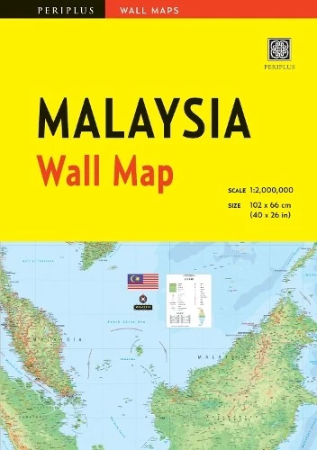 PERIPLUS EDITORS MALAYSIA Wall Map (Map) £13.22 - PicClick UK