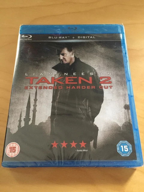 TAKEN 2 : Extended Harder Cut [BLU-RAY] Liam Neeson • New & Sealed • UK ...