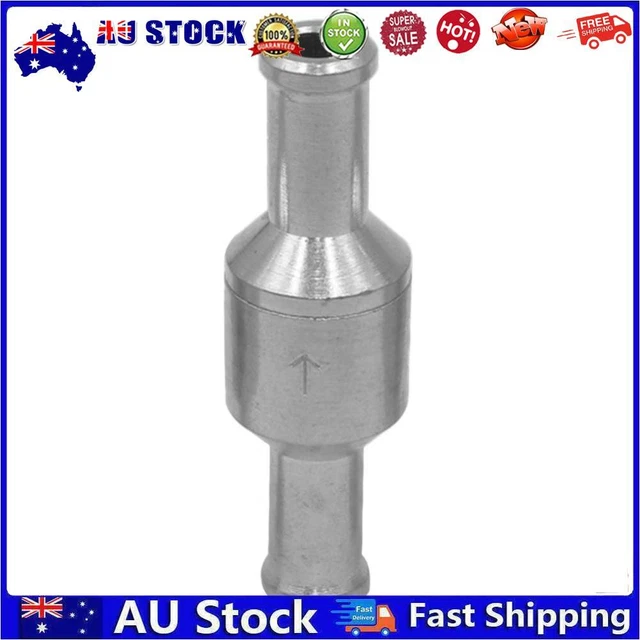 ALUMINIUM ALLOY ONE Way Fuel Non Return Check Valve Diesel for Car (8mm ...