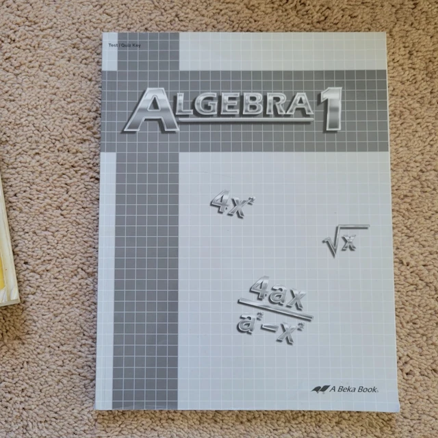 ABEKA 9TH GRADE Algebra 1, 2nd Older Edition, 3 Books £20.89 - PicClick UK