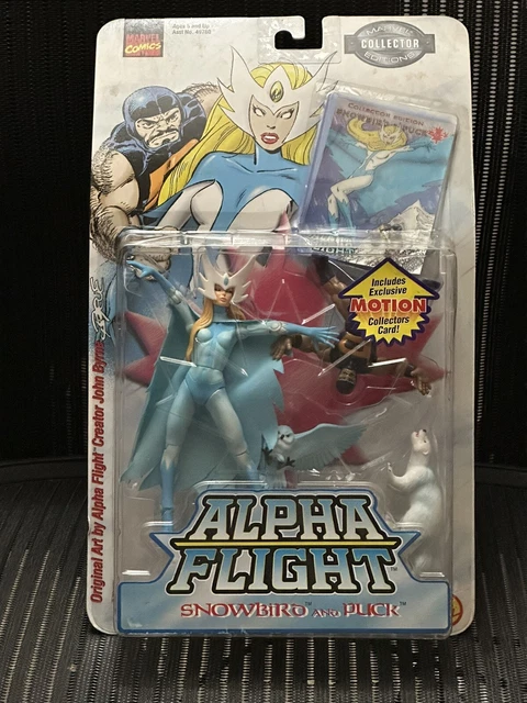 MARVEL COMICS ALPHA FLIGHT 2 PACK SNOWBIRD AND PUCK ACTION FIGURES 1999 ...