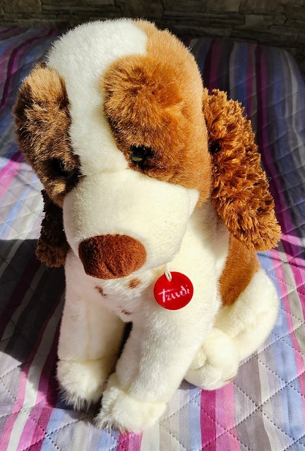 TRUDI COCKER CAPUCCINO SITTING CM 40 VERY RARE COLLECTIBLE PLUSH sc 7 £ ...