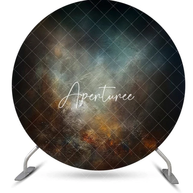 OLD MASTER OIL Painting Round Abstract Photo Backdrop $37.94 - PicClick AU
