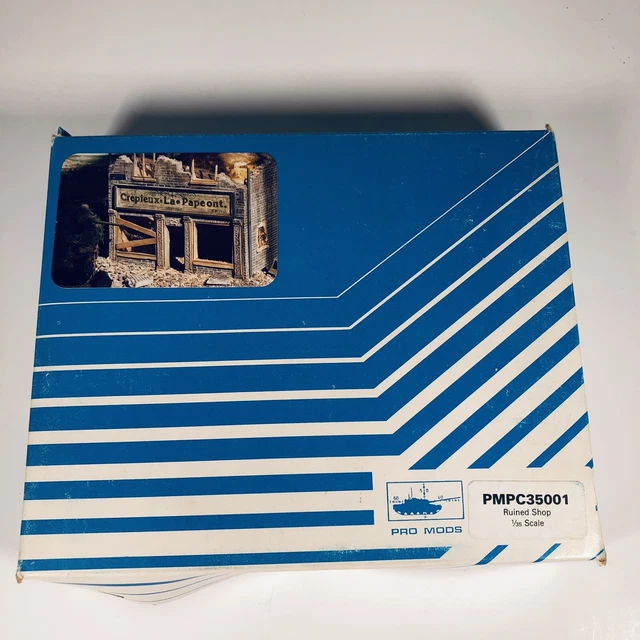 PRO MODS 1/35 Scale PMPC35001 Ruined Shop Model Kit EUR 50,77 - PicClick DE