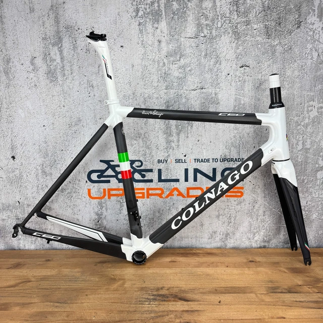 COLNAGO C60 PLWH 54s (56cm) Carbon Rim Brake Road Bike Frameset 700c ...