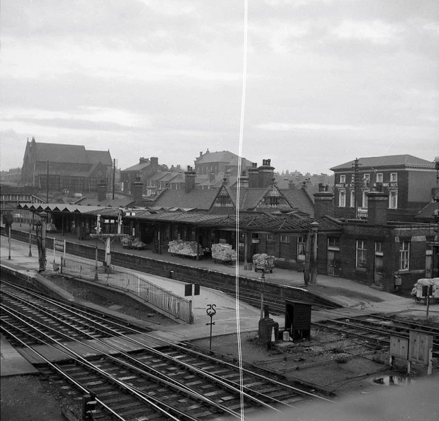 6X6CM NEGATIVE BNR ex-MR ex-LMSR ROTHERHAM MASBOROUGH Station 1965 ...