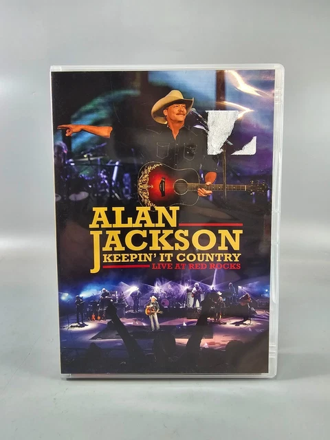 ALAN JACKSON 'KEEPIN' It Country - Live At Red Rocks' DVD & Booklet ...