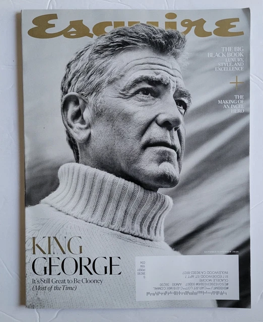 GEORGE CLOONEY ESQUIRE Magazine Oct / Nov 2025 WICKED Jon M. Chu BIG ...