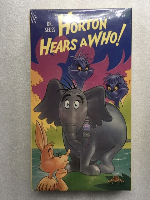 DR. SEUSS - Horton Hears a Who (VHS, 1989) NEW Sealed £14.46 - PicClick UK