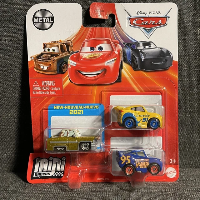DISNEY PIXAR CARS Mini Racers- Tex Dinoco, Dinoco Cruz, Fabulous ...
