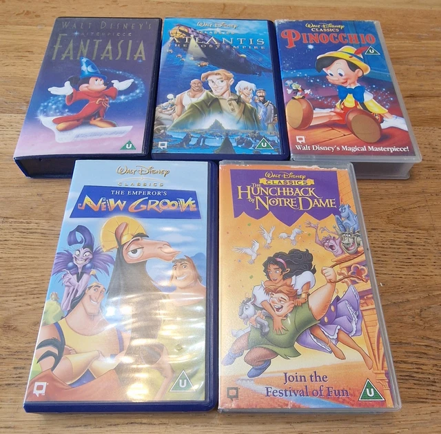WALT DISNEY VHS Bundle #4 £8.00 - PicClick UK
