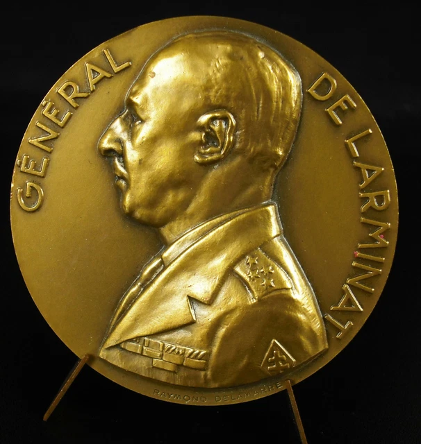 EDGARD DE LARMINAT General Pure and Hard the Military Lean Wolf Medal ...