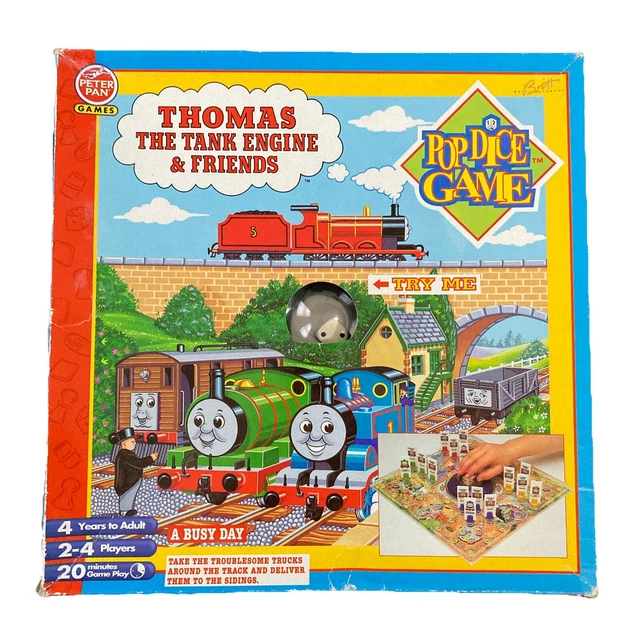 VINTAGE PETER PAN Games Thomas The Tank Engine And Friends Pop Dice ...