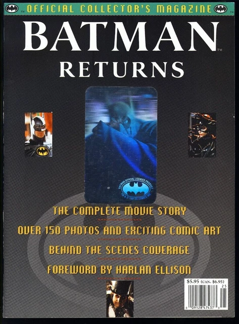 BATMAN RETURNS OFFICIAL Collectors Magazine DC/Topps 1992 (NM) L@@K! £3 ...