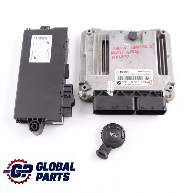 MINI COOPER D R55 R56 LCI R60 N47N 1.6 112Hp Diesel ECU Kit DDE 8519663 ...