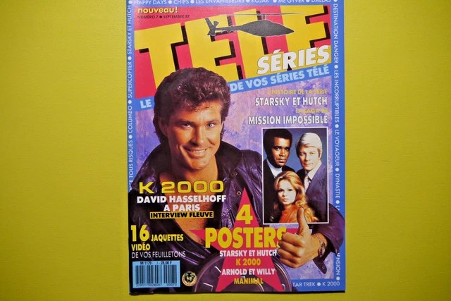 TÉLÉ-SÉRIES MAGAZINE N° 7 , K 2000 , STtarsky et hutch , manimal EUR 30 ...