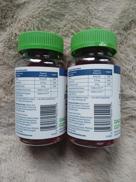 2 X VITAWELL Pro-Bio Daily Probiotic Gut Gummies £4.37 - PicClick UK