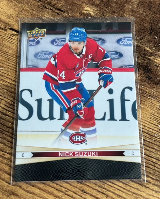 2023-24 UD TIM Hortons Duos Nick Suzuki Juraj Slafkovsky #26 Montreal ...