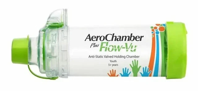 AEROCHAMBER PLUS FLOW-VU Anti-Static Youth 5+ Years- one Device £14.99 ...