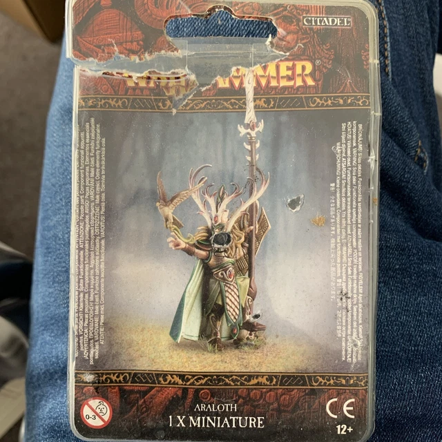 WARHAMMER FANTASY WOOD Elves Araloth OOP *Box Damaged/ Missing Parts ...