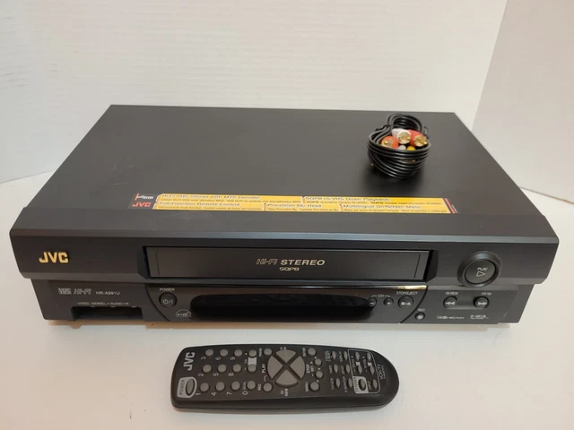 JVC HR-A591U VCR Recorder 4 Head Hi-Fi Stereo VHS Player With Remote ...