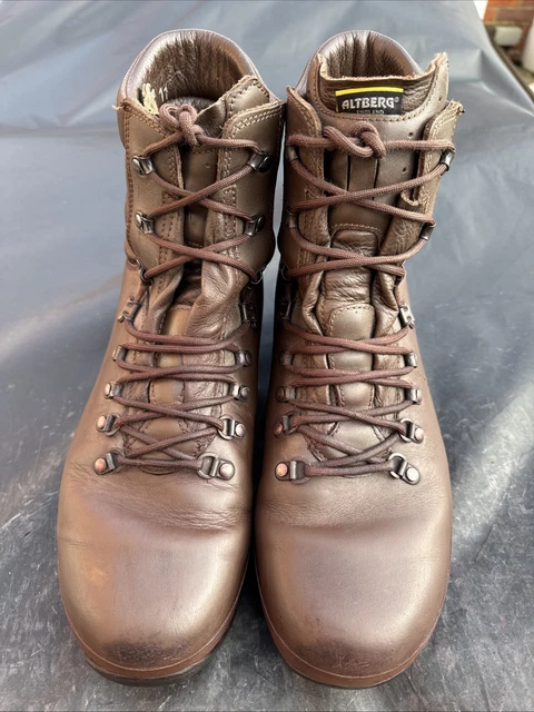BRITISH ARMY ALTBERG Defender Boots Brown - Size UK 11L - Fresh ...
