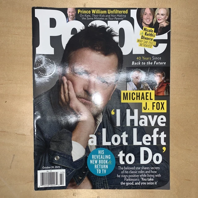 PEOPLE MAGAZINE OCTOBER 20th 2025 Michael J. Fox August John Cena + Us ...