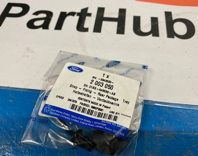 GENUINE GENUINE FORD Fiesta MK7 Parcel Shelf String Cord 2003050 £9.99 ...