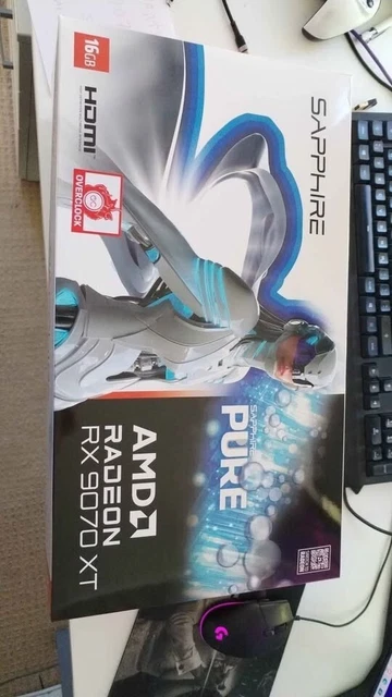 SAPPHIRE PURE AMD Radeon RX 9070 XT 16GB GDDR6 Graphics Card BRAND NEW ...