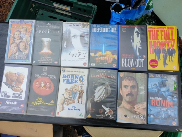 *RARE *12 X Mixed VHS Videos ACTION HORROR Sci Fi ETC Job Lot Bundle £ ...