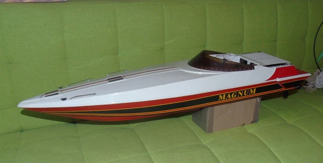 BATEAU DE COURSE yacht Robbe Magnum + Graupner hydroélectrique 2 avec ...