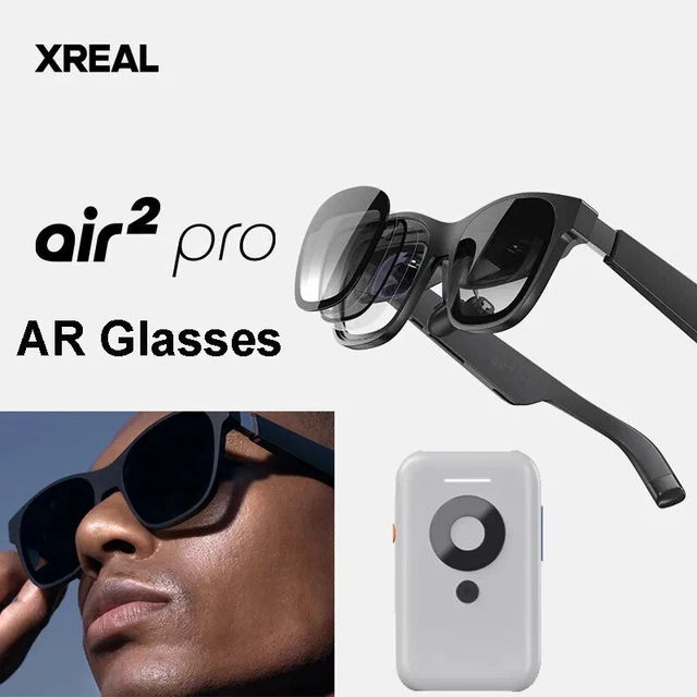 XREAL NREAL AIR 2 Pro Smart AR Glasses HD 130 Inches Space Giant Screen ...