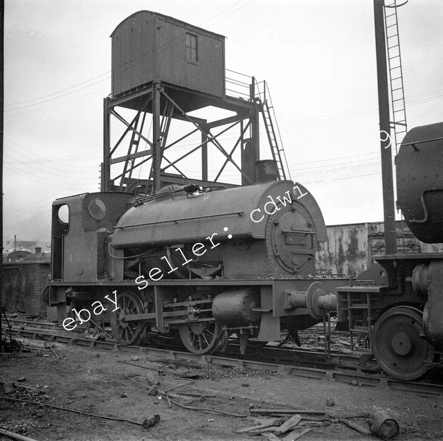 BRITISH RAILWAY NEGATIVE - BR LMR No. 47002 0F 0-4-0ST at Lostock c1962 ...