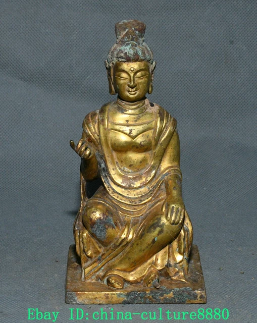 STATUE DE BOUDDHA Guanyin en bronze antique EUR 678,00 - PicClick FR