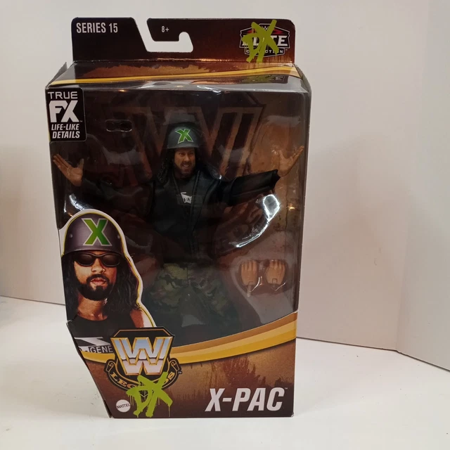 MATTEL WWE ELITE Legends X-Pac Figure (Exclusive) NIB SEALED! 1-2–3 Kid ...