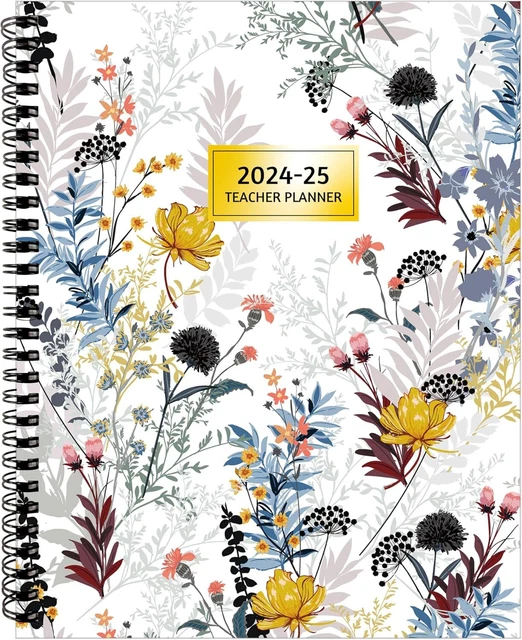 TEACHER PLANNER 2024-2025, Lesson 2024-2025 Academic Year, Jul. black ...