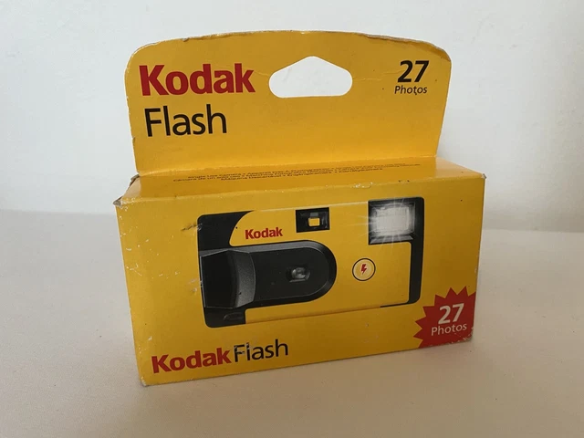 ORIGINAL KODAK FLASH 35mm Single Use Camera 27 Photos - New With Box £ ...