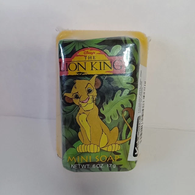 RARE NEW VINTAGE 1990s Disney Lion King Simba Pumbaa Mini Soap With 2.5 ...