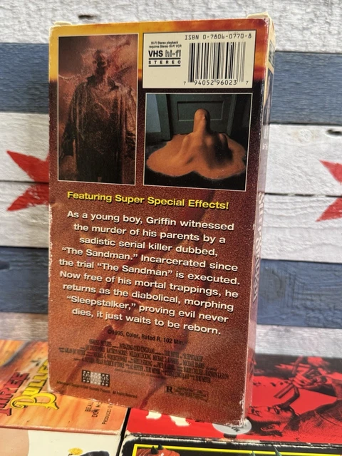 SLEEPSTALKER: THE SANDMANS Last Rites (VHS, 1995) Osmosis Pictures £15. ...