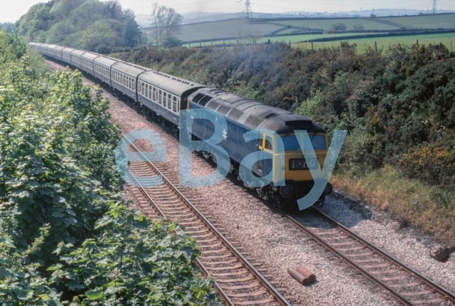 35MM RAILWAY SLIDE of Class 47 47193 @ Hemerdon Bank Copyright to Buyer ...