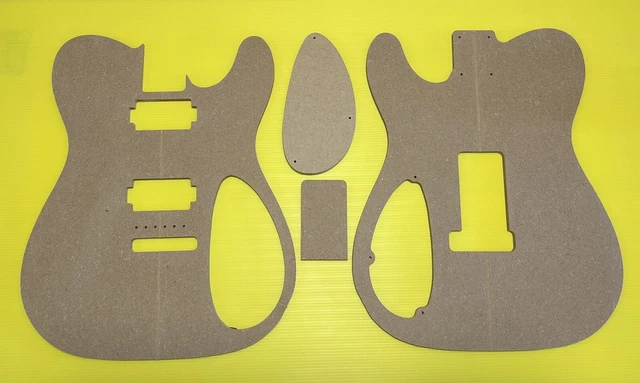TEMPLATES DIMA CHITARRA Guitar in MDF stile Telecaster/Strato EUR 41,90 ...