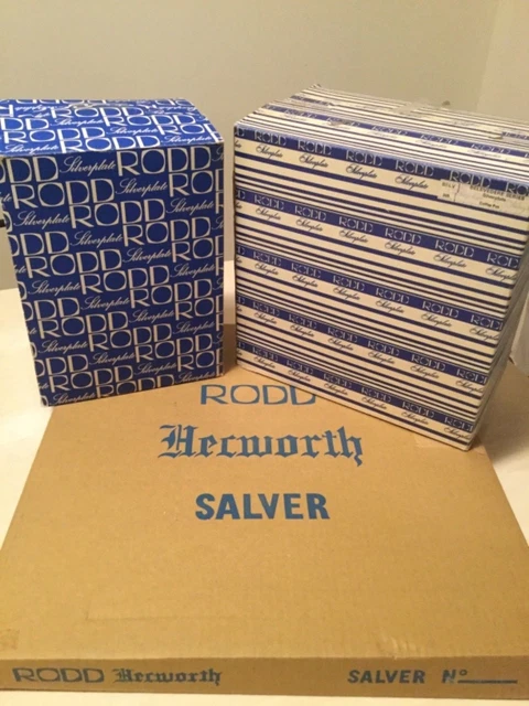 VINTAGE RODD SILVERPLATE Set - Tray, Tea/Coffeepot, Creamer and Sugar ...