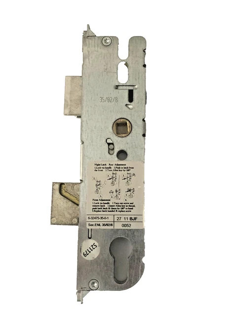 GU NEW STYLE Replacement 35mm uPVC Door Lock Case Gear Box 92PZ Split ...