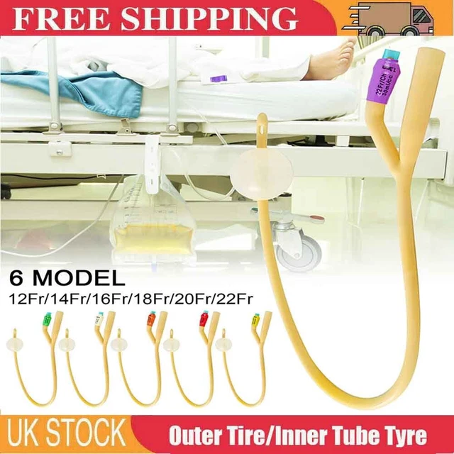 5PCS SILICONE URETHRAL Catheter Tube Double Head Male Tube 2 Way ...