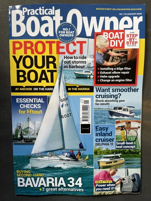 PRACTICAL BOAT OWNER Magazine Issue January 2025 £10.49 - PicClick UK