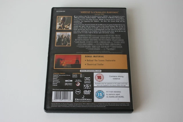 AMISTAD, DREAMWORKS DVD, 2006! Deutsch, Englisch! £7.04 - PicClick UK