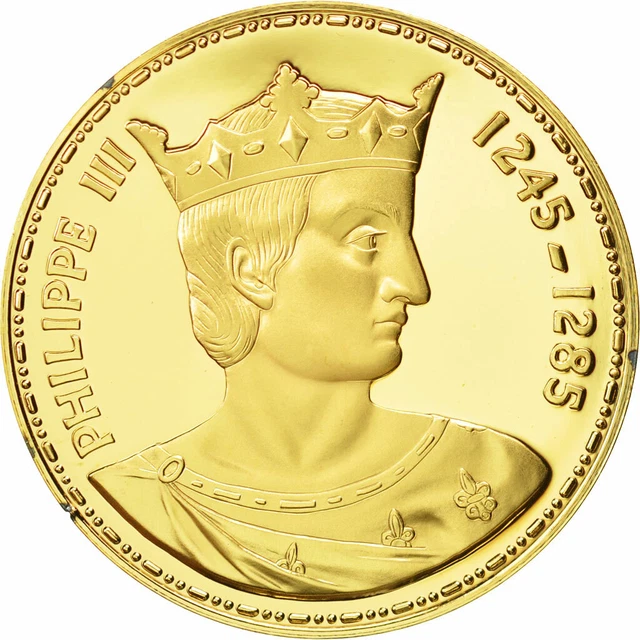 [#490110] FRANKRIJK, MEDAL, Les Rois de France, Philippe III, History ...